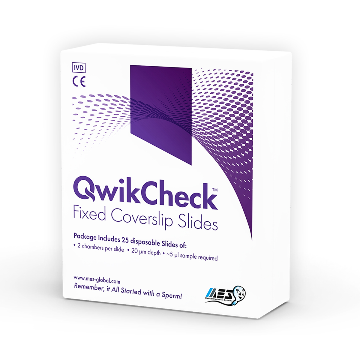 QwikCheck Fixed Cover Slip Slides Kit – Medical Electronic Systems